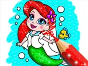 Coloring Book: Mermaid | Play HTML5 Games